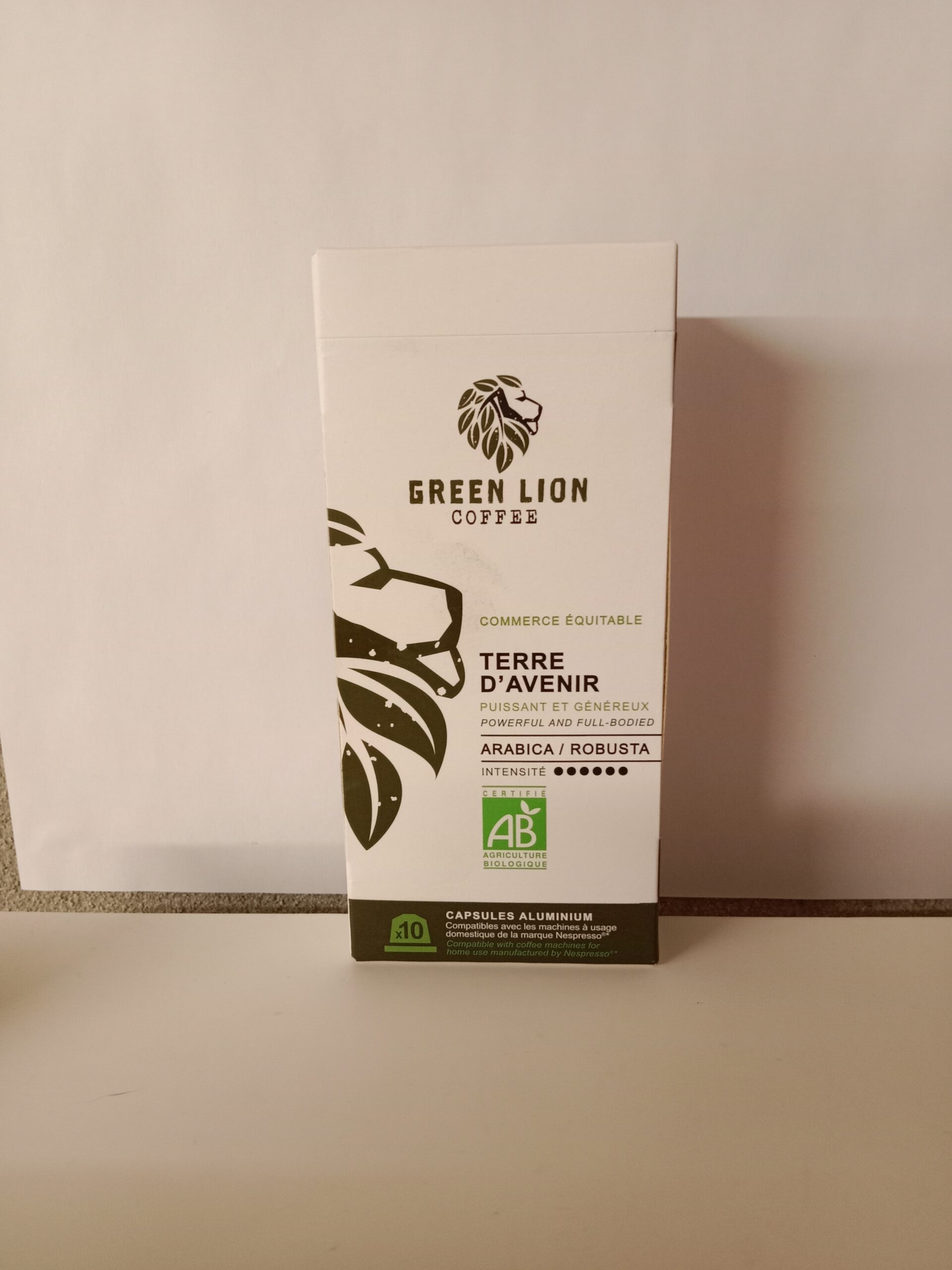 Café en capsule Green lion 10 Unités - Plateforme Aide Alimentaire Ariège